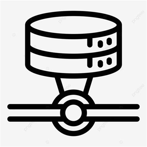 Network Server Icon Outline Vector Information Download Security Png And Vector With