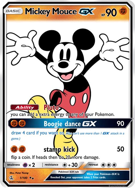 Mickey Mouce piratewarrior2012 Pokécardmaker net