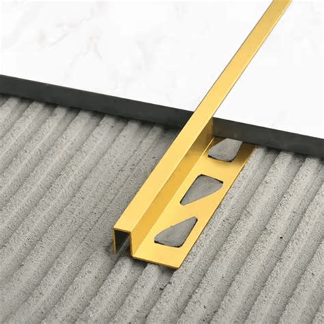 Brass Square Edge Tile Trim Supplier In China