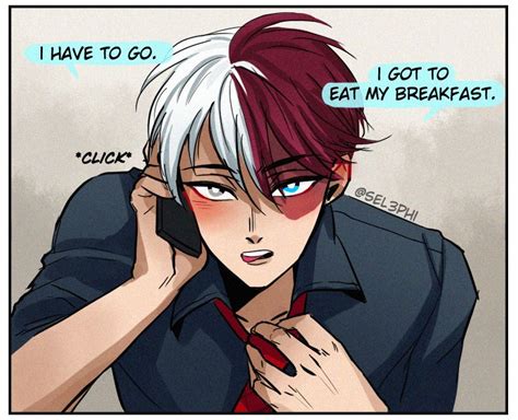 Selephi Part 2 Todomomo Does The Tiktok Challenge My Hero Academia Shouto Boku No Hero