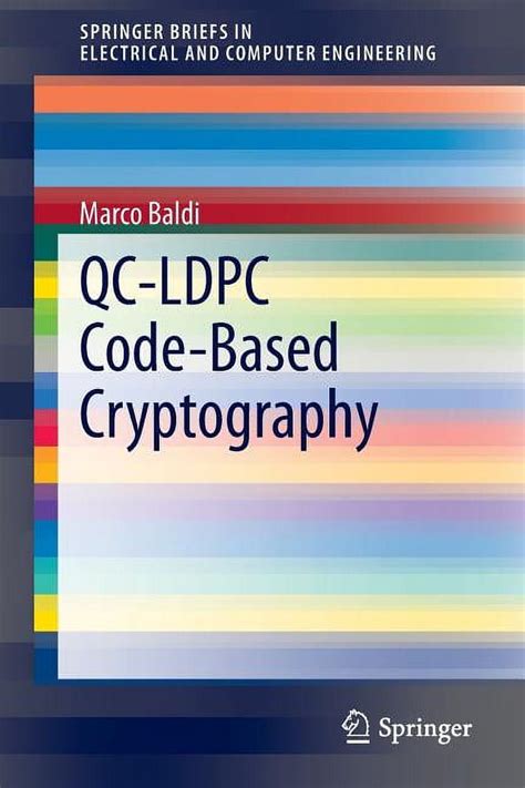 Springerbriefs In Electrical And Computer Engineering Qc Ldpc Code Based Cryptography