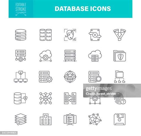 2440 Database Server Icon High Res Illustrations Getty Images