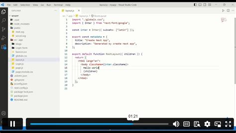 Nextjs React Framework Training