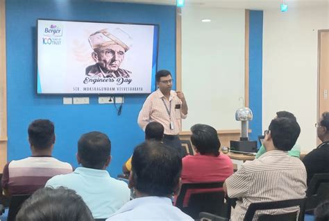 Engineers Day Celebration And Felicitating Young Engineers Of Berger