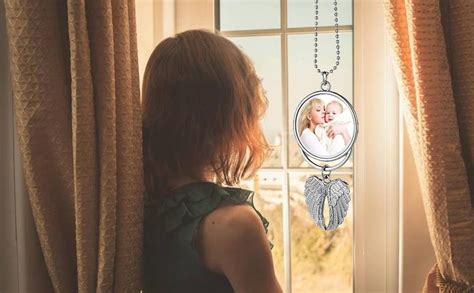 Car Hanging Ornamentangel Wing Car Rearview Mirror Pendant With Sublimation Blank