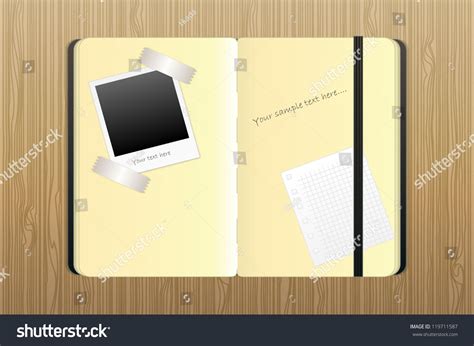 Notepad Notes Drawings Stock Vector Royalty Free Shutterstock