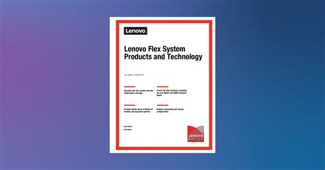 Lenovo Flex System Products And Technology Lenovo Press