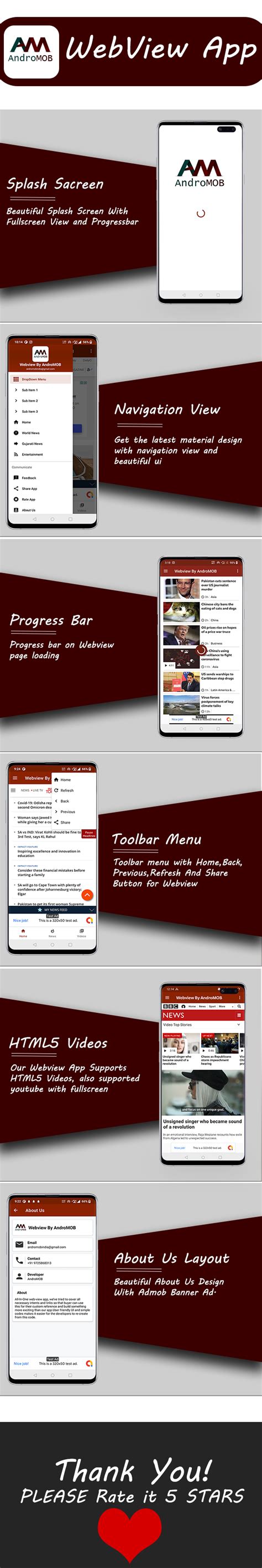 Super Universal Webview Android App Andromob