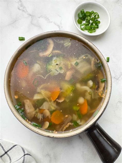 Veg Clear Soup Recipe Indian Veggie Delight