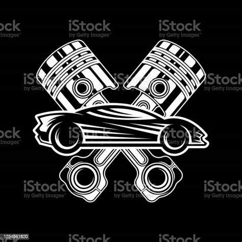 자동 자동차 서비스 아이콘 벡터 일러스트 템플릿 모던 카 서비스 벡터 실루엣 디자인 자동차 수리 딜러 차고 및 서비스에 대한 추상 자동차 벡터 그림 스포츠 레이스에 대한