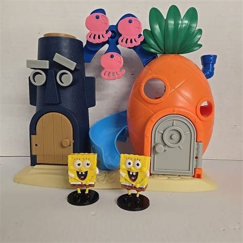 Toys Spongebob Imaginext Bikini Bottom Pineapple Tiki House Playset