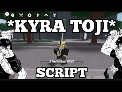 NEWRoblox Tsb Script Kyra Toji Moveset Custom SFX VFX ANIMATION YouTube