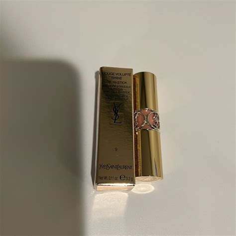 Ysl Rouge Volupte Shine Lipstick Shade 9 Nude Depop
