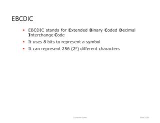Computercodes BCD EBCDIC ASCII UNICODE PPT