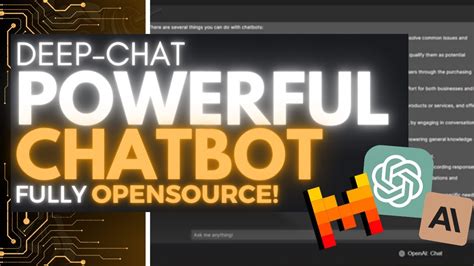 Deepchat Powerful Chatbot Platform Customizable Features Tts