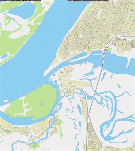 Карта Самары 1см 105м Подробная карта дорог улиц и домов города Самара Raster Maps Карты