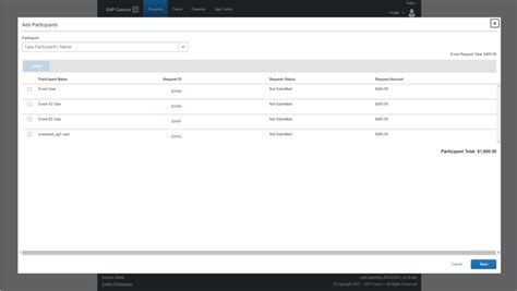 Event Request For Next Gen Ui For Concur Request Sap Concur Community