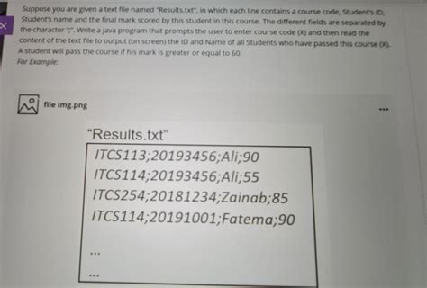 Solved Suppose You Are Given A Text File Named