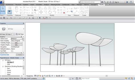 Modern Shade Revit Model 3d Model 15 Rvt Free3d