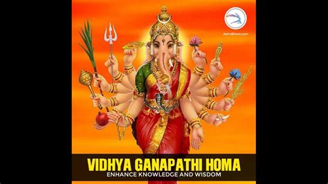 5 Priest Vidya Ganapathi Homa Youtube