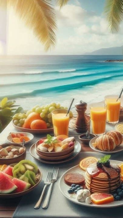 Завтрак на берегу моря Youtube