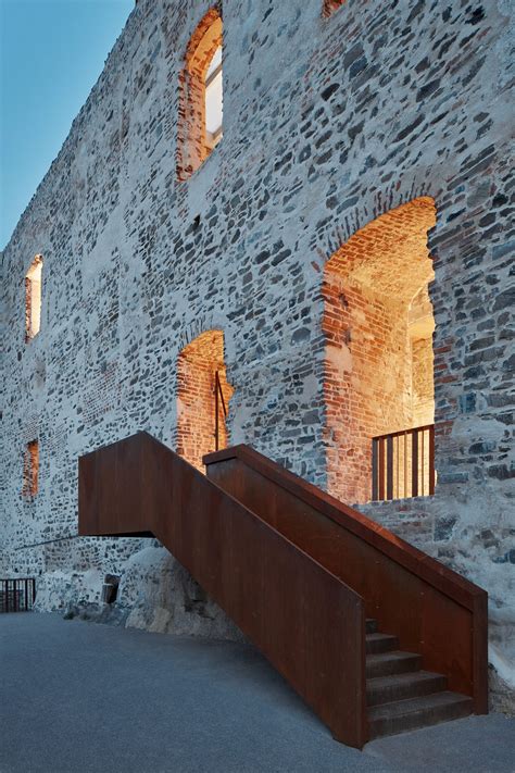 Atelier R Creates Corten Tourist Routes Around Ruins Of Helfštýn Castle