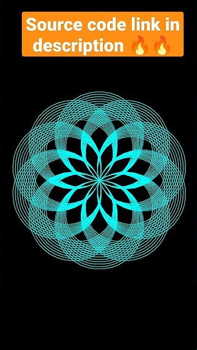 Amazing Circular Design Using Python Python Project Python Simple