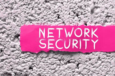 Text Sign Showing Network Security Conceptual Photo Practice Of Securing A Computer Web From