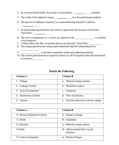 2 In A Reverse Biased Diode The P Type Is StudyX