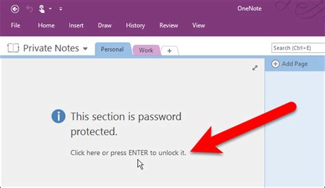 How To Password Protect OneNote Notebooks And Sections