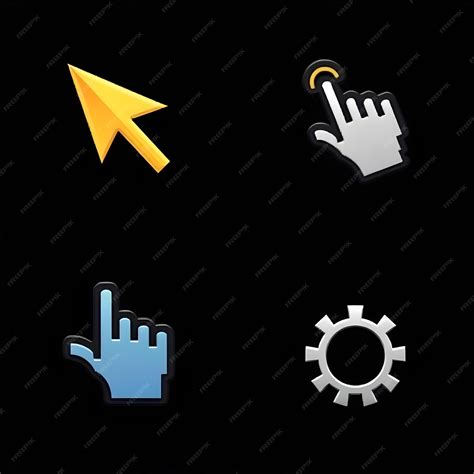 Arrow Cursor Vector Vector Cursor Icon Arrow Pointer Vector Vector Arrow Icon Mouse Cursor Vecto