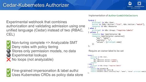 Expanding The Capabilities Of Kubernetes Access Control Speaker Deck