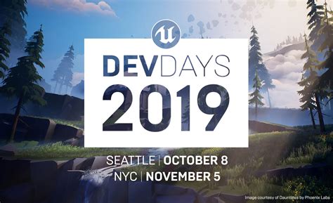 Announcing Unreal Dev Days 2019 Unreal Engine