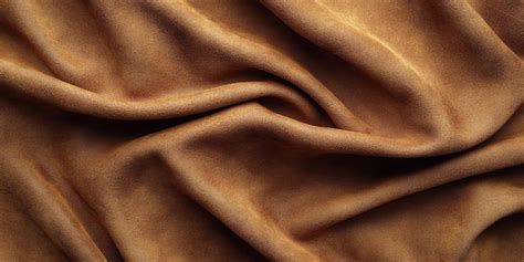 Aerial View Of A Brown Suede Fabric Texture Highlighting The Soft Matte
