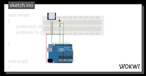 Conexión Sensor Pir Y Led Wokwi Esp32 Stm32 Arduino Simulator