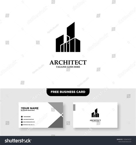 Architecture Company Construction Architect Vector Logo Stock Vector Royalty Free 1333474727