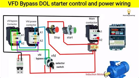 Vfd With Bypass Schematic Vfd Bypass Diagram