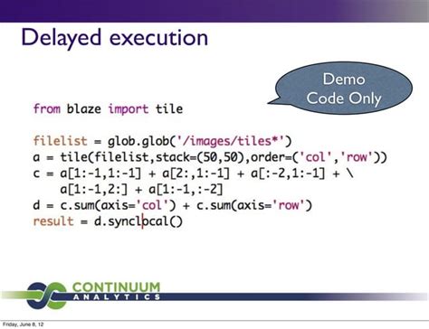Large Scale Array Oriented Computing With Python Ppt Free Download