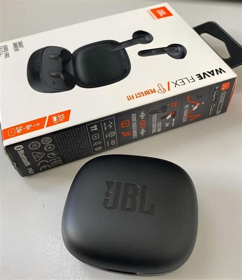 Fone De Ouvido Sem Fio Wave Flex Preto Jbl Aqui Tem Pechincha