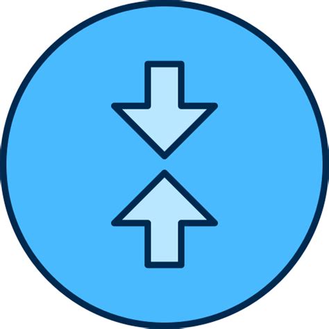 Up And Down Arrows Generic Color Lineal Color Icon