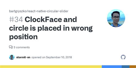 clockface and circle is placed in wrong position · issue 34