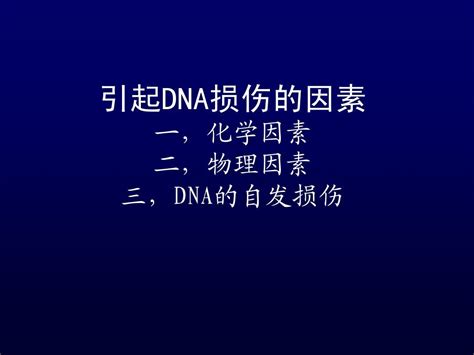 Dna损伤word文档在线阅读与下载免费文档