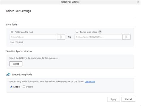 How To Save Disk Space With Space Saving Mode In Qsync Client 506 Windows 505 Macos Or