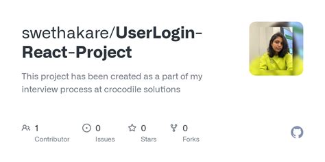 Github Swethakare Userlogin React Project This Project Has Been Created As A Part Of My