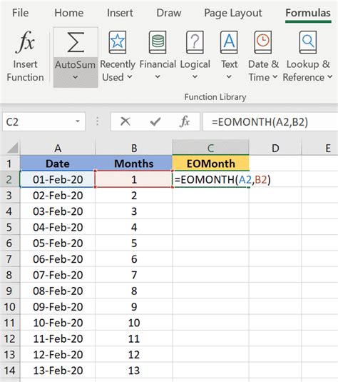 Excels Eomonth To Find The Last Day Of The Month Office Watch