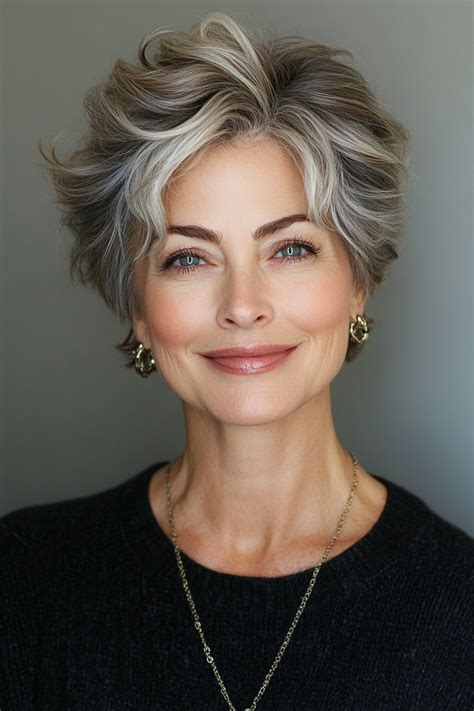 56 Age Defying Short Hairstyles For Women Over 50 With Thick Hair In