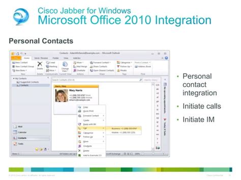 Cisco Jabber Presentation Pdf Operating Systems Computer Software