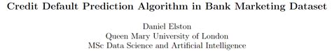 github daniel elston credit card default prediction algorithm