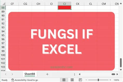 Cara Menggunakan Fungsi If Excel