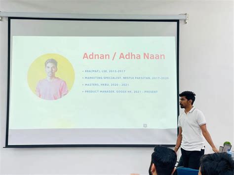 Adnan Saeed On Linkedin Visiting Alma Mater To Drop My Nuggets On